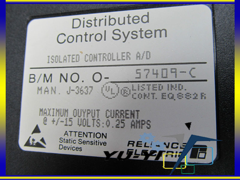 RELIANCE AUTOMAX ISOLATED CONTROLLER AD MODULE 57409-C - 裕益科技自動化設備可程式 ...