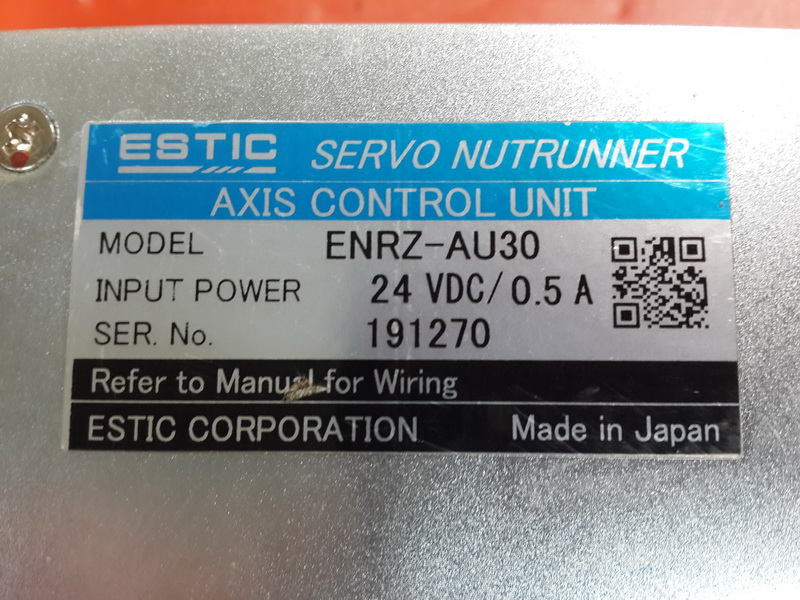 ESTIC ENRZ-AU30 AXIS CONTROL UNIT SERVO NUTRUNNER - PLC DCS SERVO ...