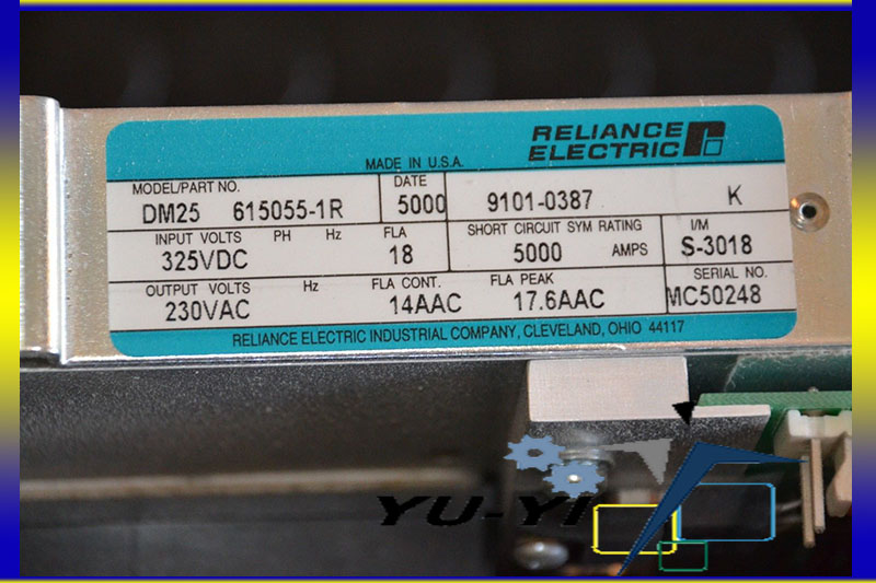 Reliance Automax SA500 AC Power Module DM25 615055-1R 9101-0387 ...