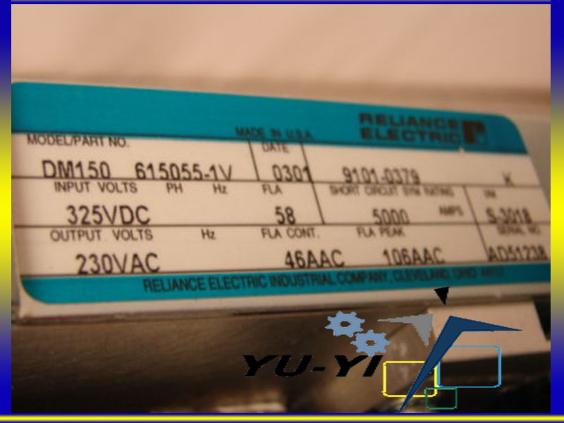 RELIANCE DM150 615055-1V 9101-0379 AUTOMAX SA500 AC POWER MODULE - 裕益科技 ...