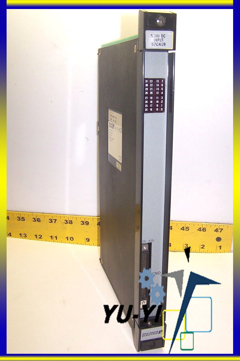 RELIANCE 57C419 5-24V DC INPUT MODULE 57419-1B - PLC DCS SERVO Control ...