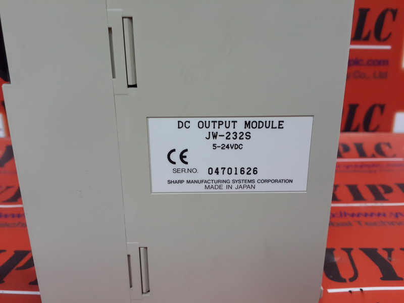 SHARP JW-232S DC OUTPUT MODULE - 裕益科技自動化設備可程式編碼器PLC分散式控制系統DCS