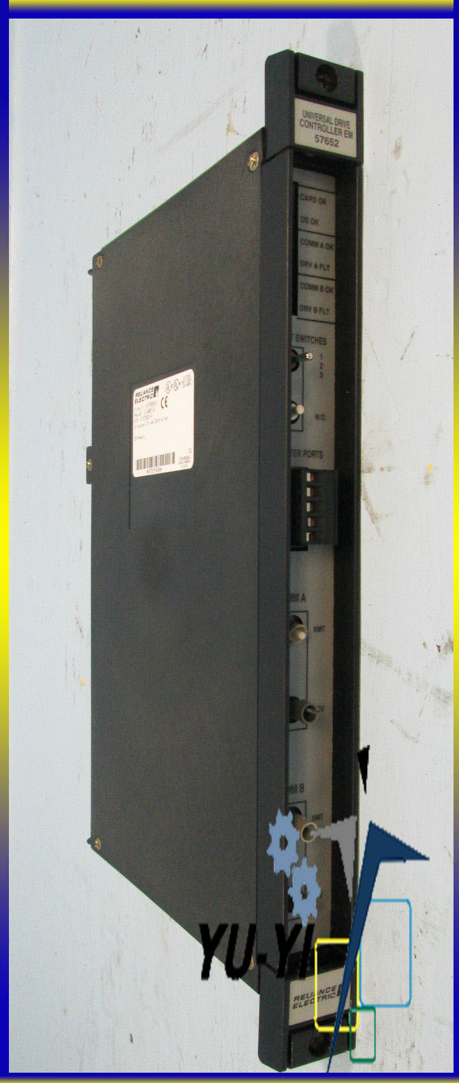 Reliance Electric 57652-A Universal Drive Controller Module 57652A PLC ...