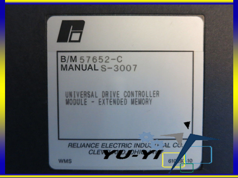 Reliance Electric 57652-C Universal Drive Controller Module PLC AutoMax ...