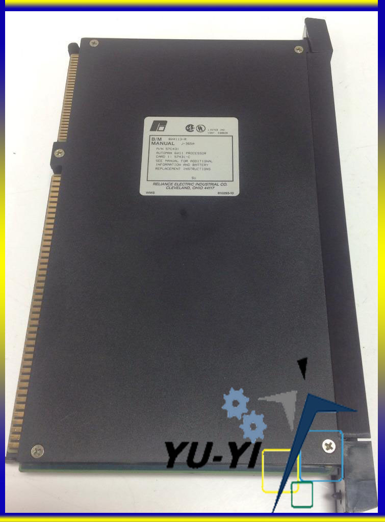 RELIANCE ELECTRIC AUTOMAX 6011 PROCESSOR MODULE 57C431 - 裕益科技自動化設備可程式 ...