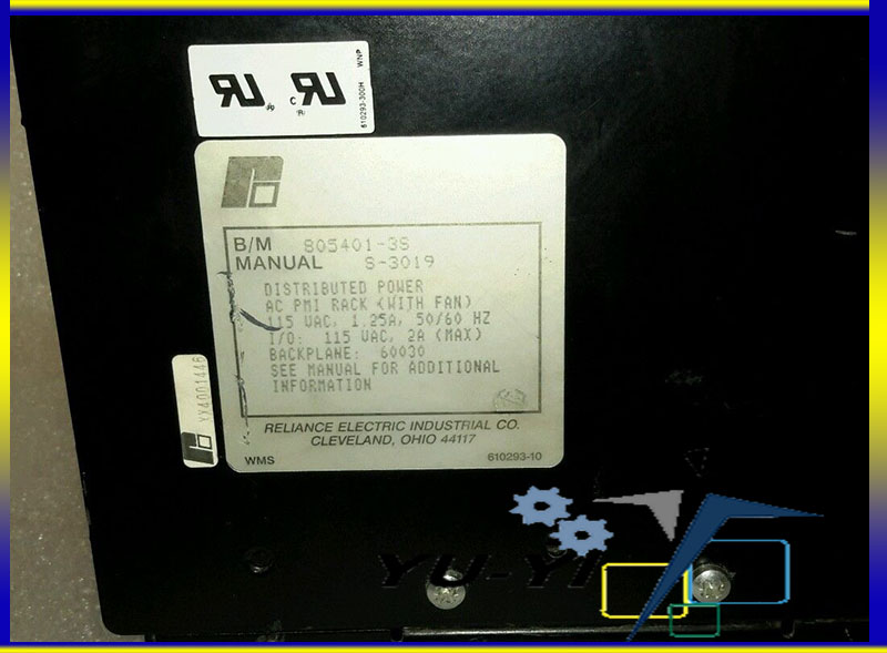 RELIANCE ELECTRIC S05401-3S S-3019 AUTO MAX POWER MODULE INTERFACE - 裕益 ...