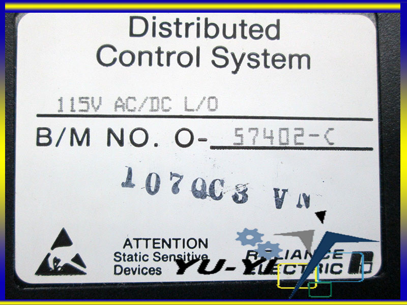 Reliance Electric 57402 0-57402-C 115V AC DC Low Output L O Module PLC ...