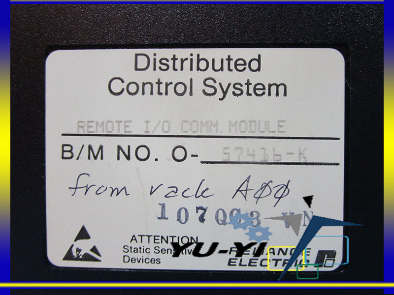 Reliance Electric 57416 0-57416-K Remote IO Communications Module PLC ...