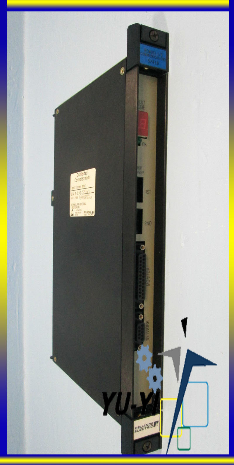 Reliance Electric 57416 0-57416-L Remote IO Communications Module PLC ...