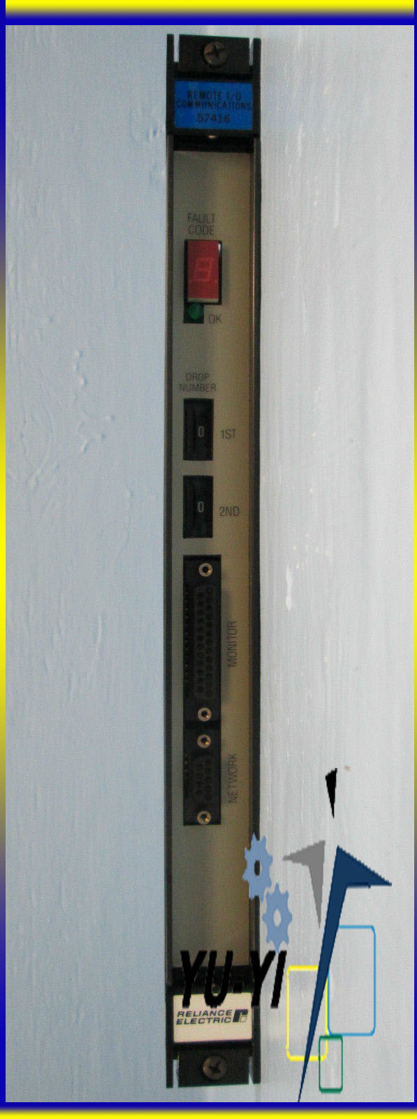 Reliance Electric 57416 0-57416-L Remote IO Communications Module PLC ...