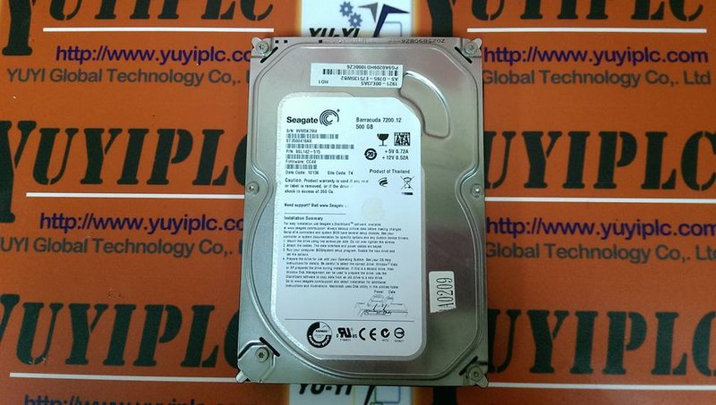 SEAGATE ST3500418AS CC44 3.5'' HDD 500GB - 裕益科技自動化設備可程式編碼器PLC分散式控制系統DCS