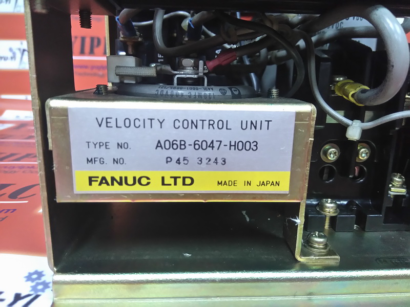 FANUC VELOCITY CONTROL UNIT A06B-6047-H003 - 裕益科技自動化設備可程式編碼器PLC分散式控制系統DCS