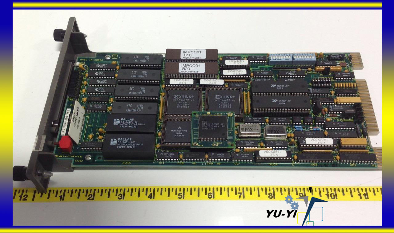 BAILEY INFI 90 PROGRAMMABLE CONTROL COUPLER MODULE IMPCC01 - PLC DCS ...