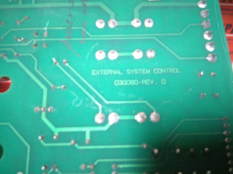 EXTERNAL SYSTEM CONTROL 03008-REV.D - 裕益科技自動化設備可程式編碼器PLC分散式控制系統DCS