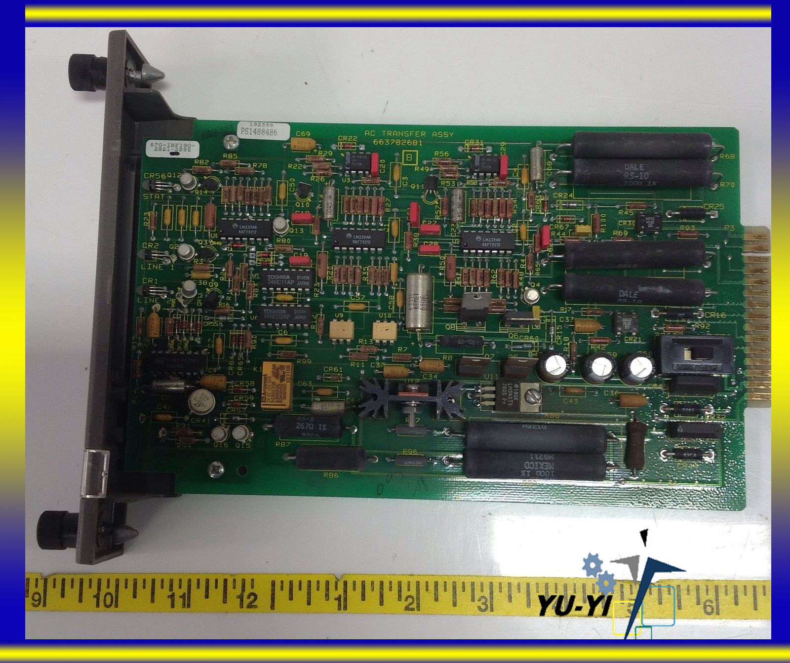 BAILEY INFI-90 AC TRANSFER MODULE 6637827B1 - 裕益科技自動化設備可程式編碼器PLC分散式控制系統DCS