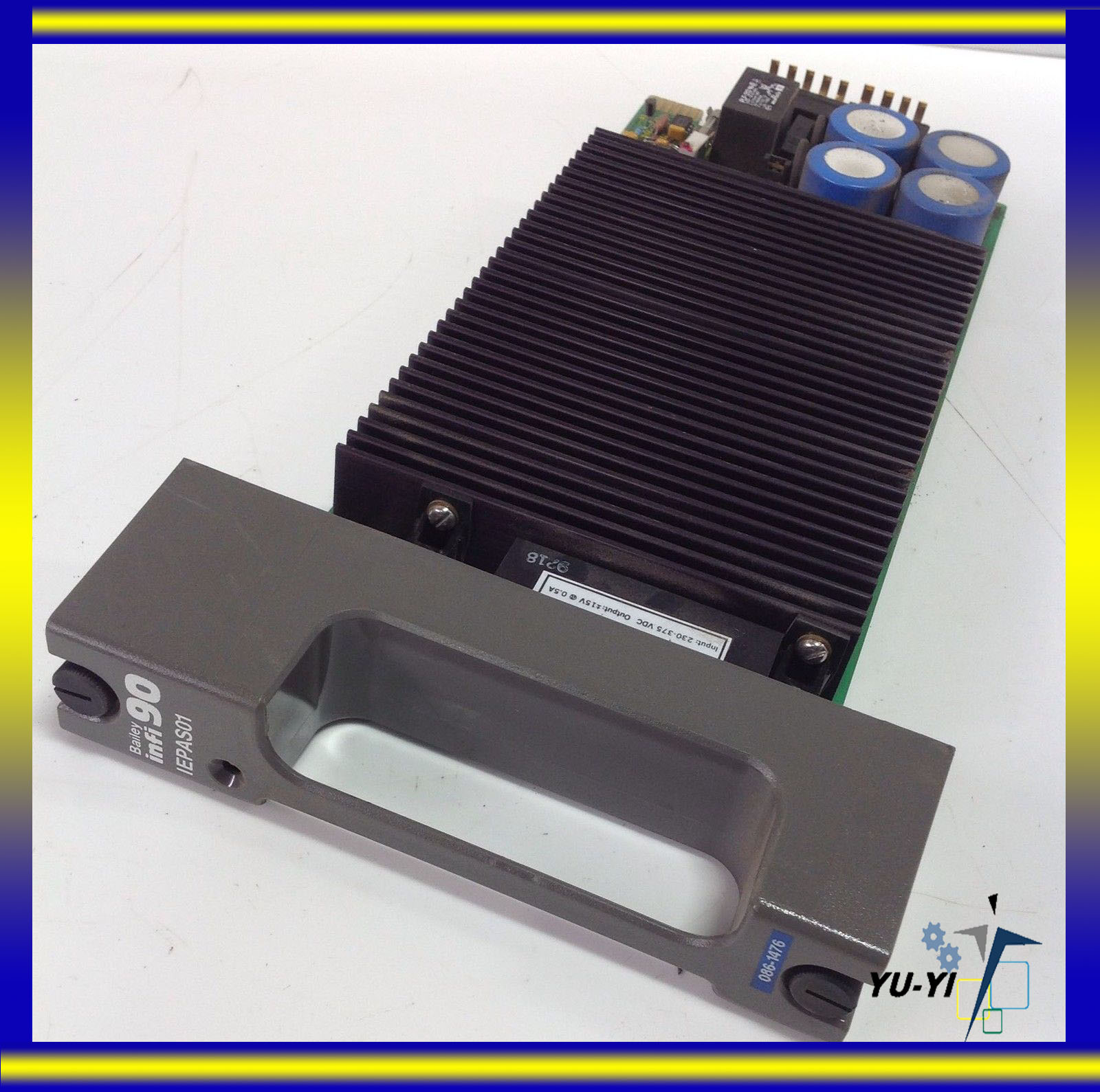 BAILEY INFI-90 SYSTEM POWER SUPPLY MODULE IEPAS01 6637642P1 - PLC DCS ...