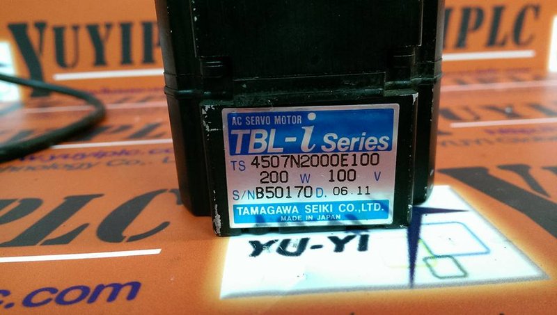 TAMAGAWA TBL-i SERIES SERVO MOTOR 4507N2000E100 - 裕益科技自動化設備可程式編碼器PLC分散式 ...