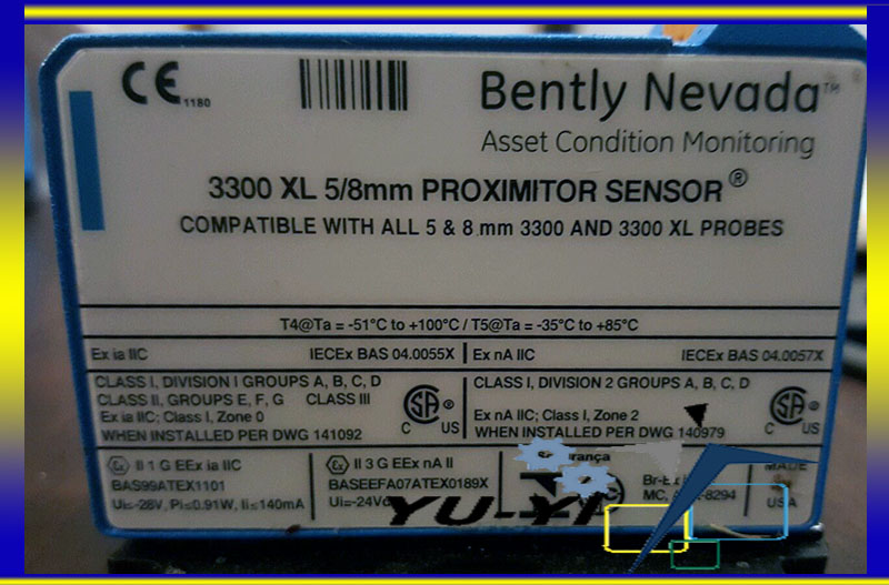 Bently-Nevada 3300 XL NSv 7 Metre System Proximitor Sensor 330980-71-05 ...