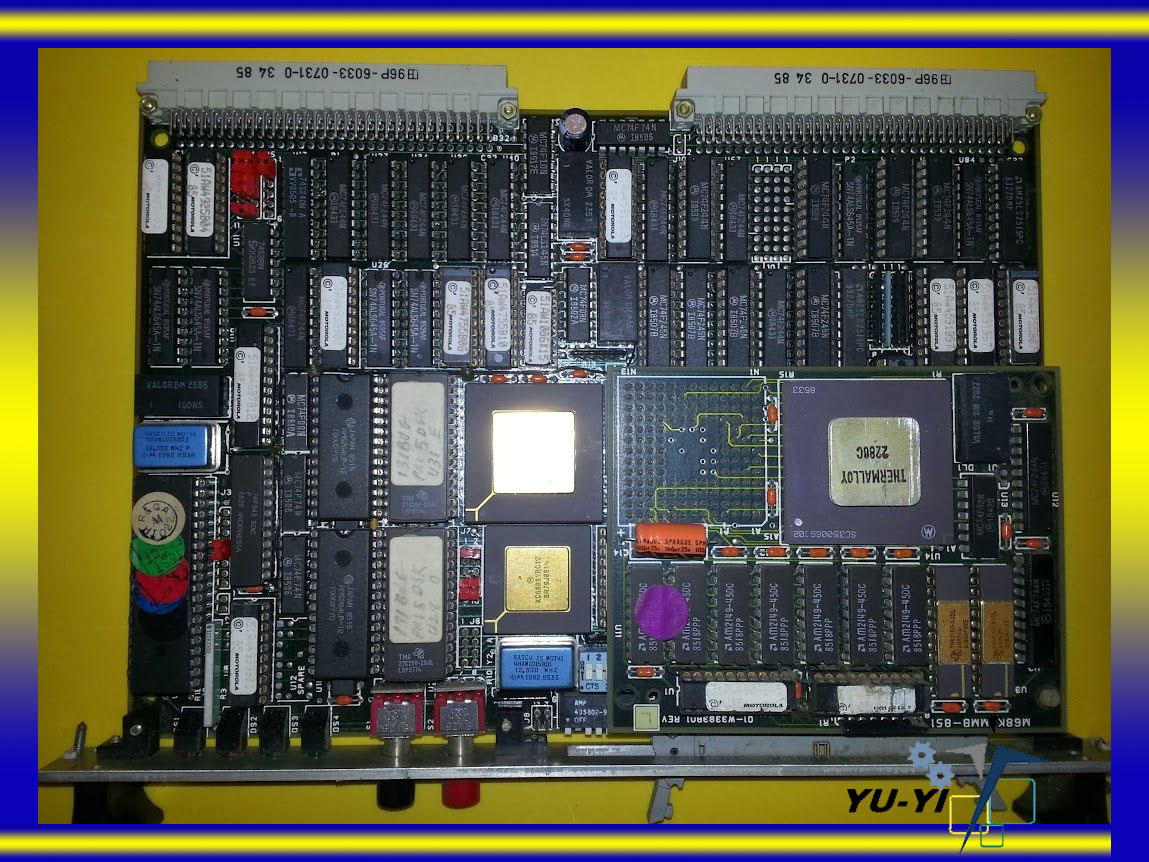 Motorola MVME 131 VME Board MVME131 - PLC DCS SERVO Control MOTOR POWER ...