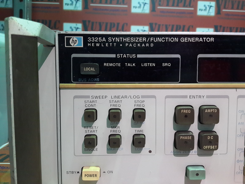 HP 3325A SYNTHESIZER / FUNCTION GENERATOR - PLC DCS SERVO Control MOTOR ...