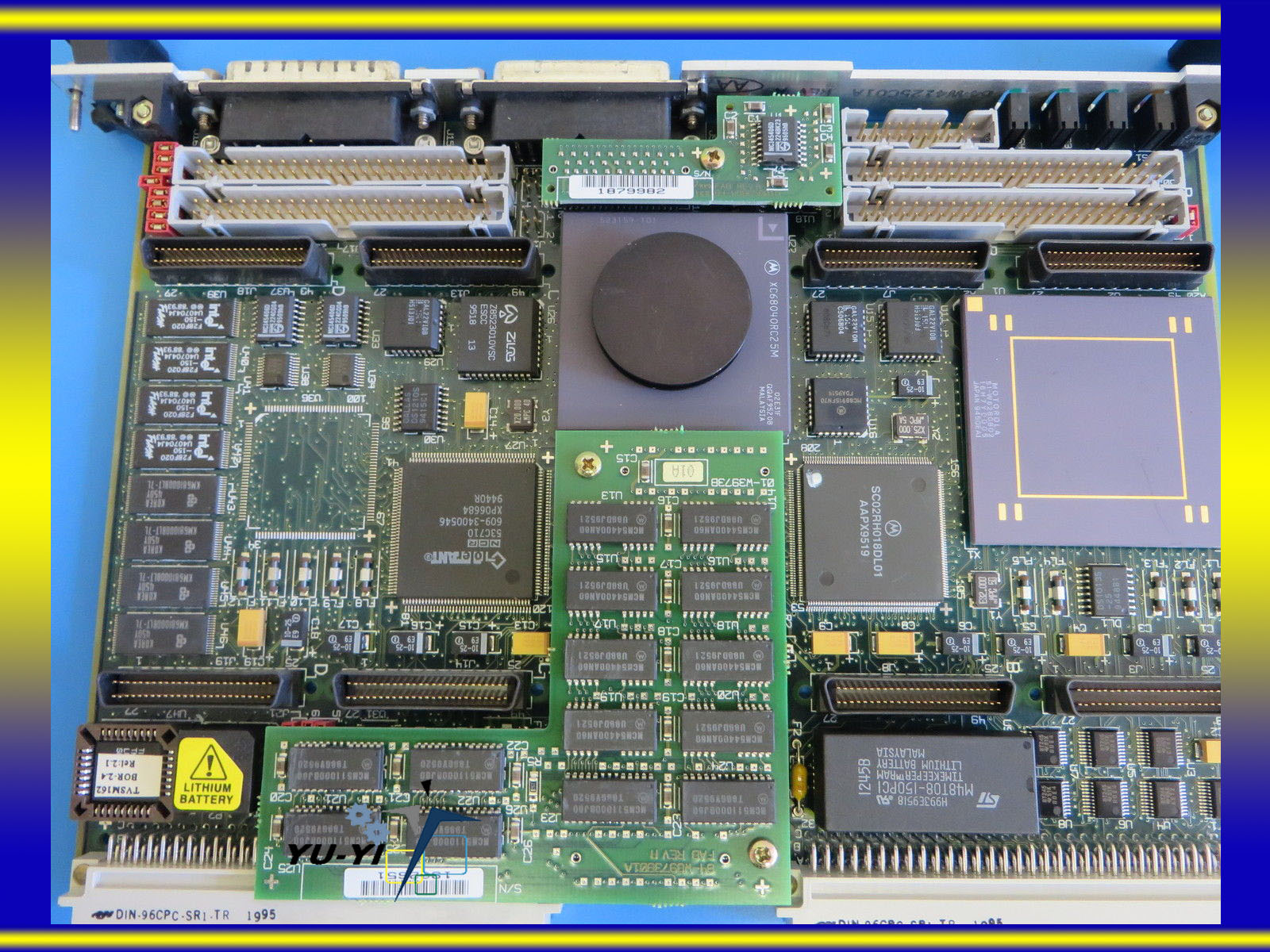 Motorola MVME 162-041 VME CPU Board 8MB DRAM, SCSI, 512KB SRAM - 裕益科技 ...