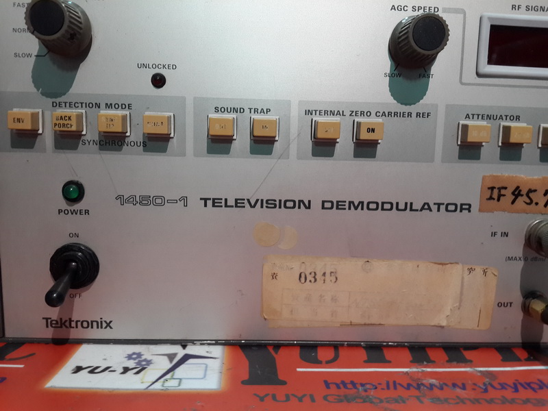 Tektronix 1450-1/TDC1 Television Demodulation System - 裕益科技自動化設備可程式編碼器 ...