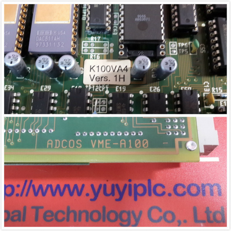 ADCOS K100 VA4 VERS.1H VME-A100 BOARD - 裕益科技自動化設備可程式編碼器PLC分散式控制系統DCS