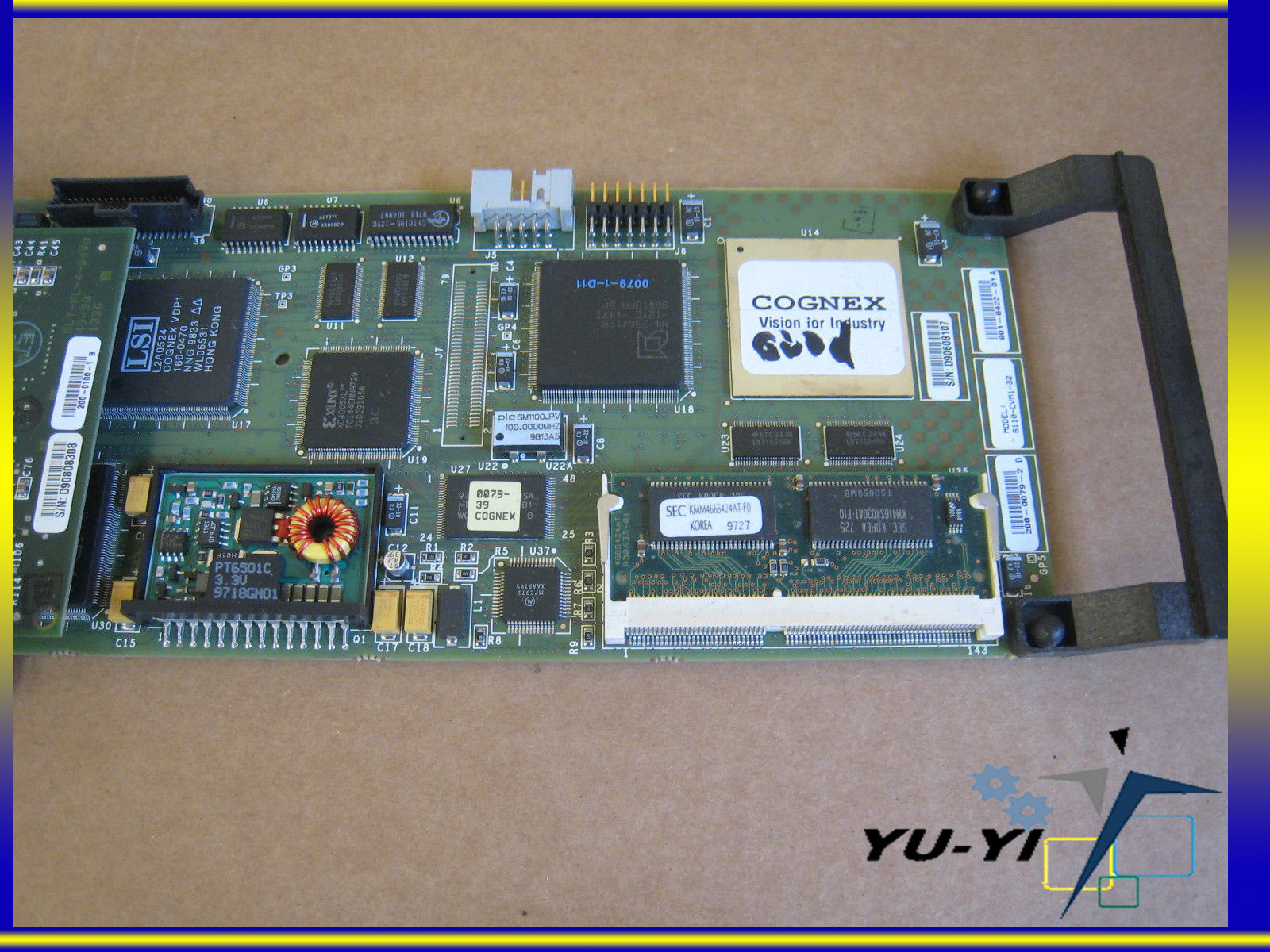 Cognex 8110-CVM1-32 Camera Control Board w 800-5637-2 Break Out Box ...