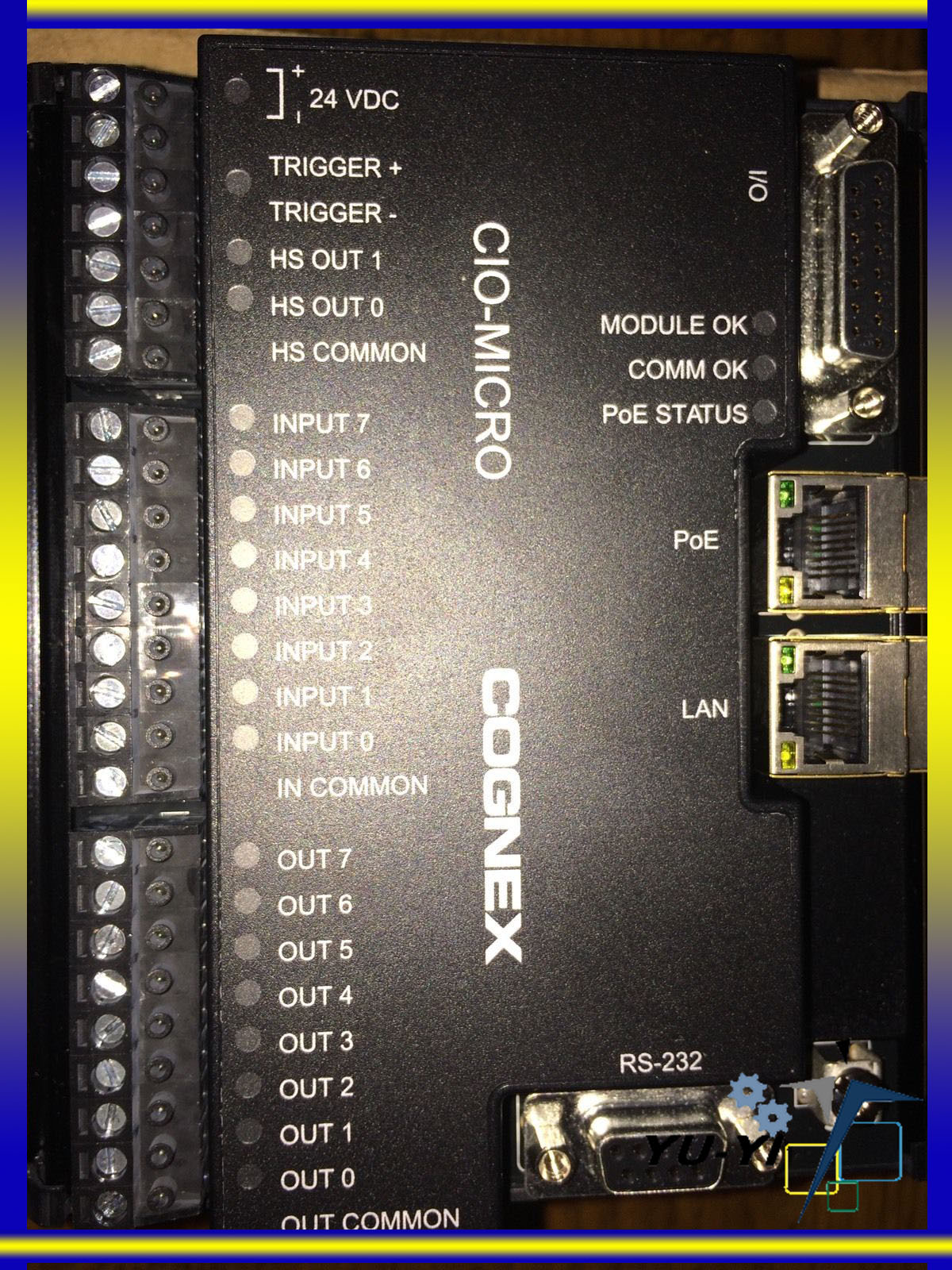 Cognex CIO Micro 825-0034-2R- B USED - PLC DCS SERVO Control MOTOR ...