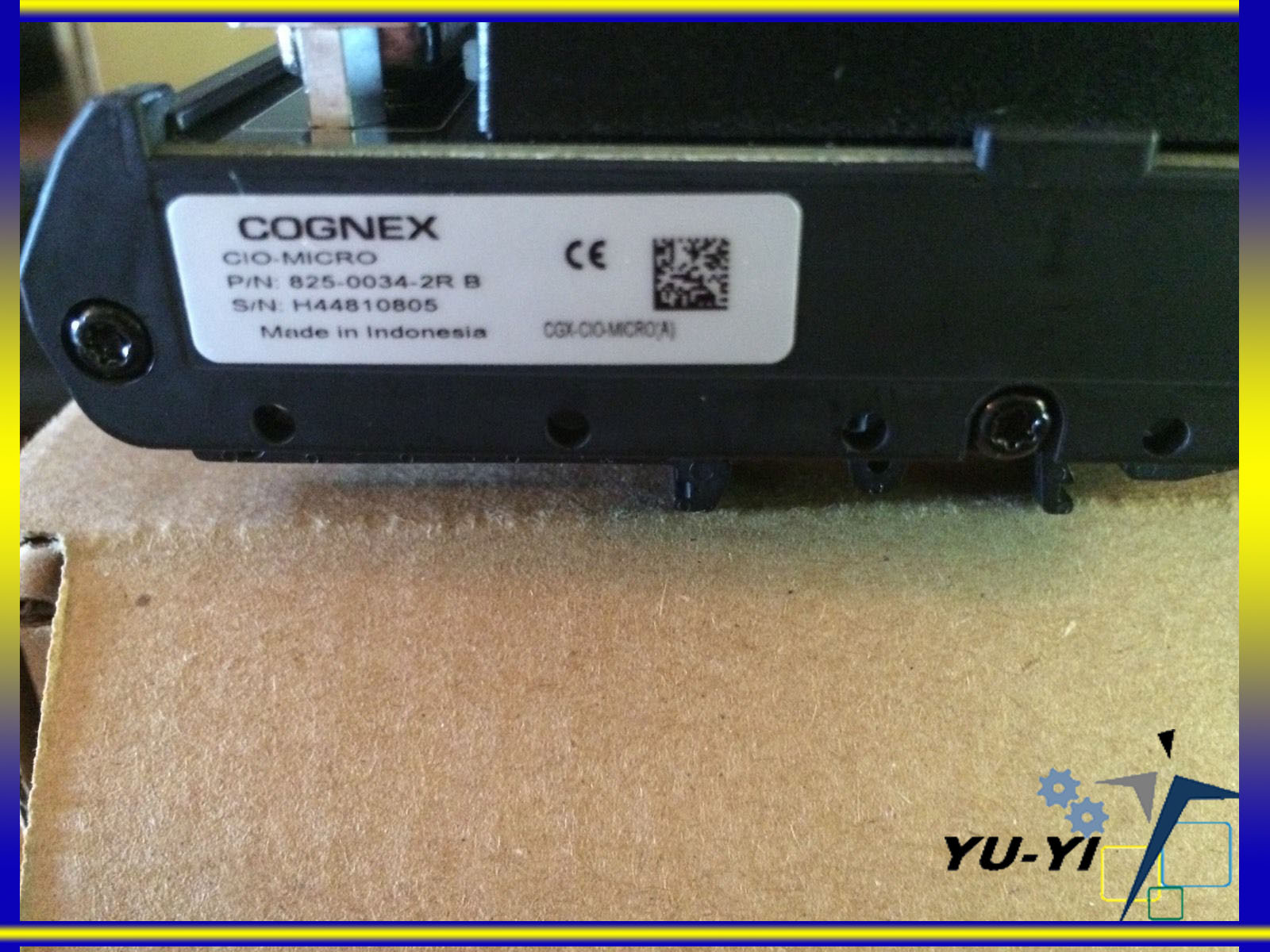 Cognex CIO Micro 825-0034-2R- B USED - PLC DCS SERVO Control MOTOR ...