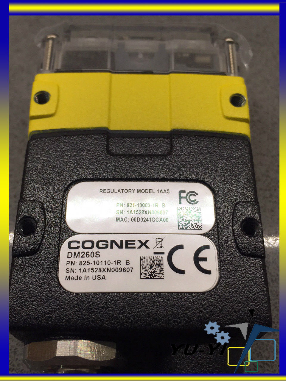 Cognex DM260S Ethernet Fixed Mount Barcode Reader DMR-260S DataMan 260 ...