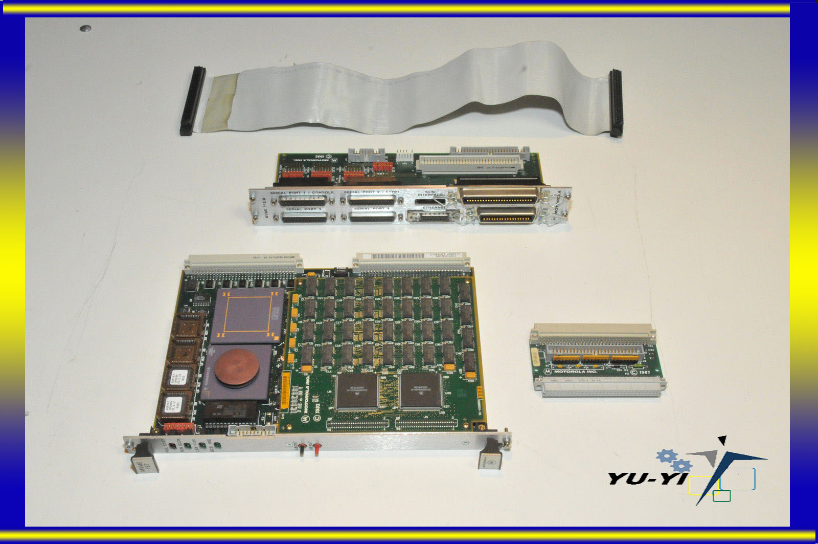 Motorola MVME 167-32A 01-W3826B-32A w 01-W3800B-02A 32mb DRAM - PLC DCS ...