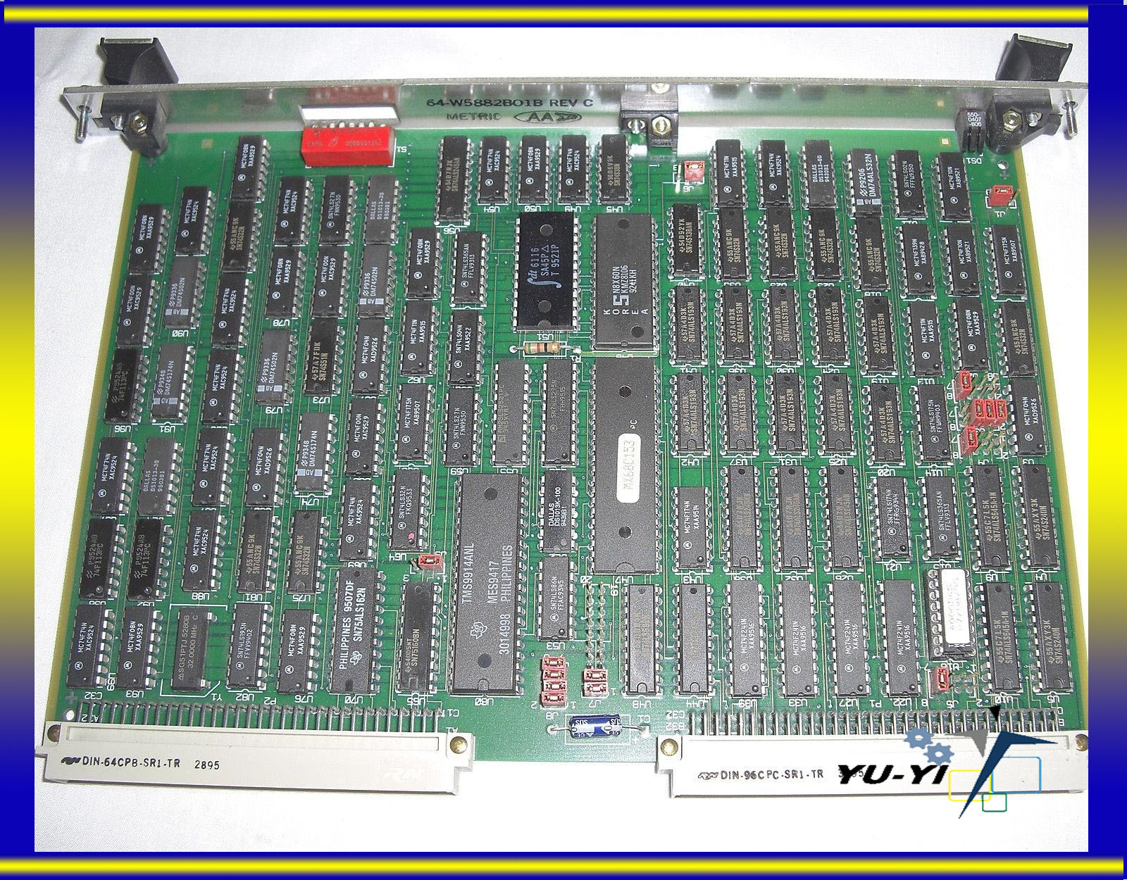 Motorola MVME 300A 64-W5882B01B Rev C - PLC DCS SERVO Control MOTOR ...