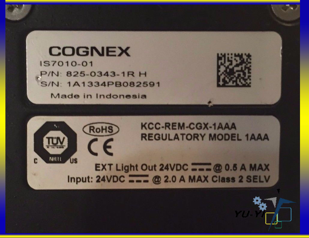 Cognex In-Sight IS7010-01 Machine Vision Camera Guaranteed InSight 7010 ...