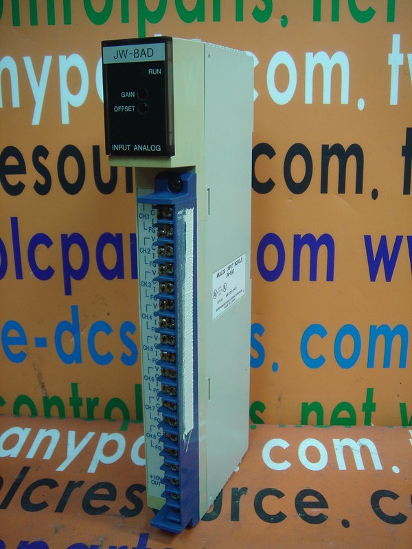 SHARP PLC JW-8AD JW8AD ANALOG INPUT MODULE - 裕益科技自動化設備可程式編碼器PLC分散式控制系統DCS