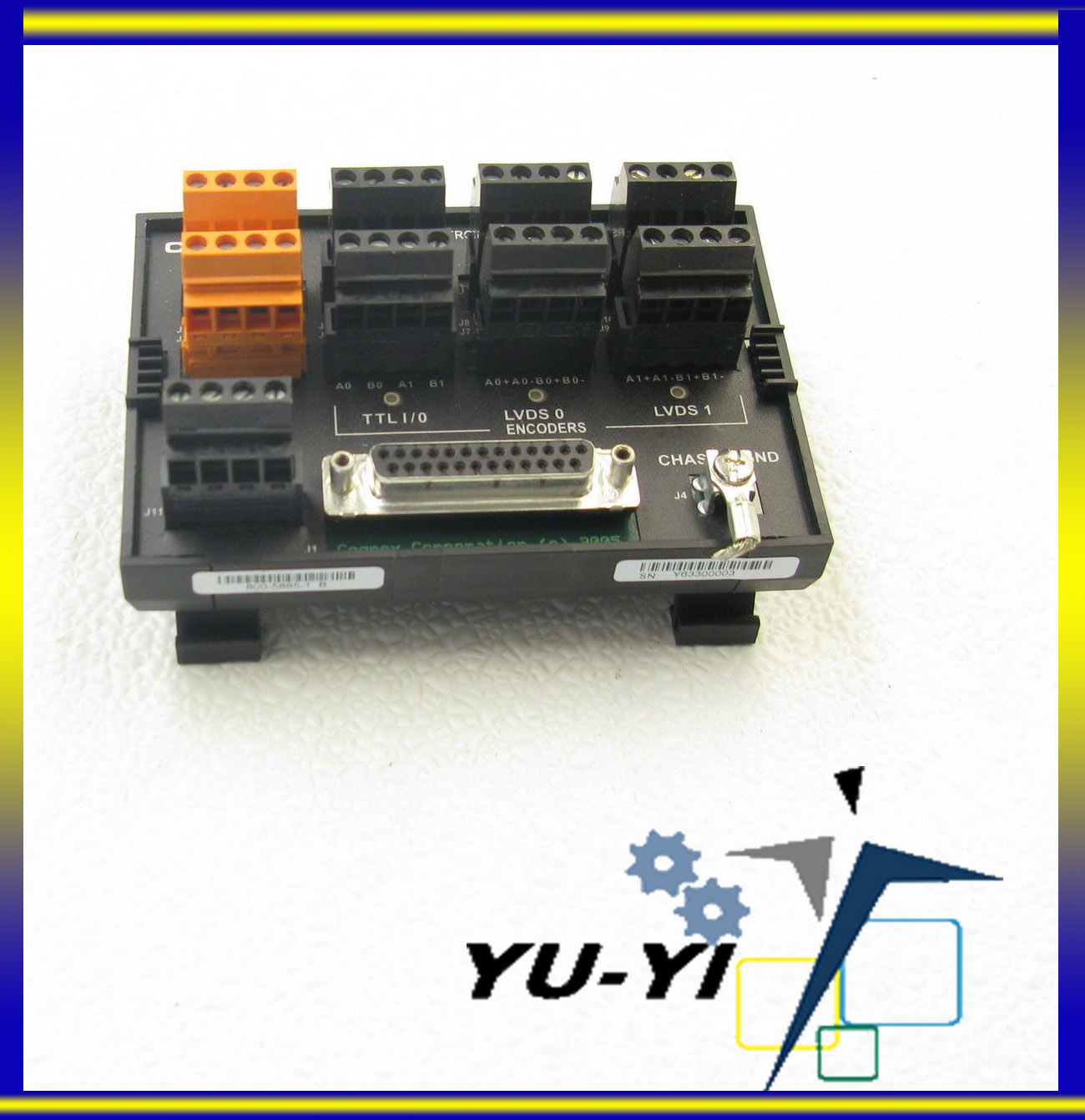 COGNEX I/O CONNECTION MODULE 800-5885-1 - 裕益科技自動化設備可程式編碼器PLC分散式控制系統DCS