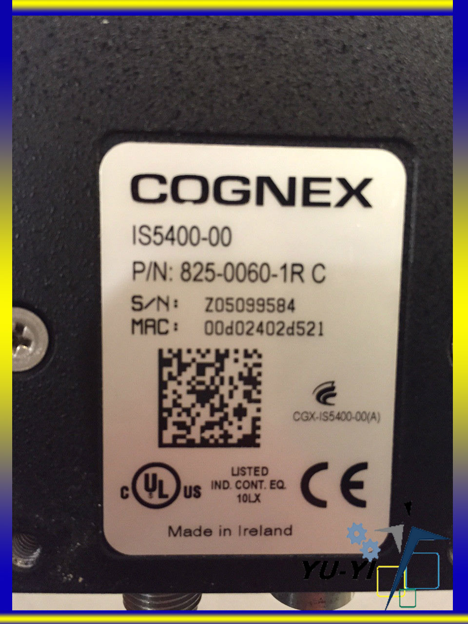 Cognex IS5400 Machine Vision Camera Guaranteed InSight 5400-00 IS5400 ...