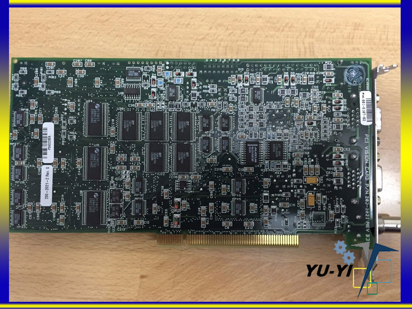 COGNEX PCI VISION CARD PN 203-2021 REV B3 PN 801-6107-02 - PLC DCS ...