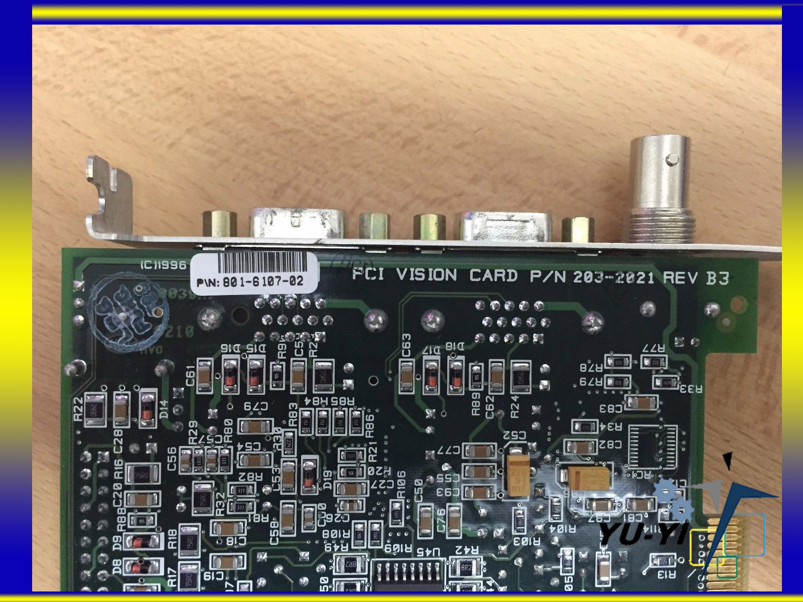 COGNEX PCI VISION CARD PN 203-2021 REV B3 PN 801-6107-02 - PLC DCS ...