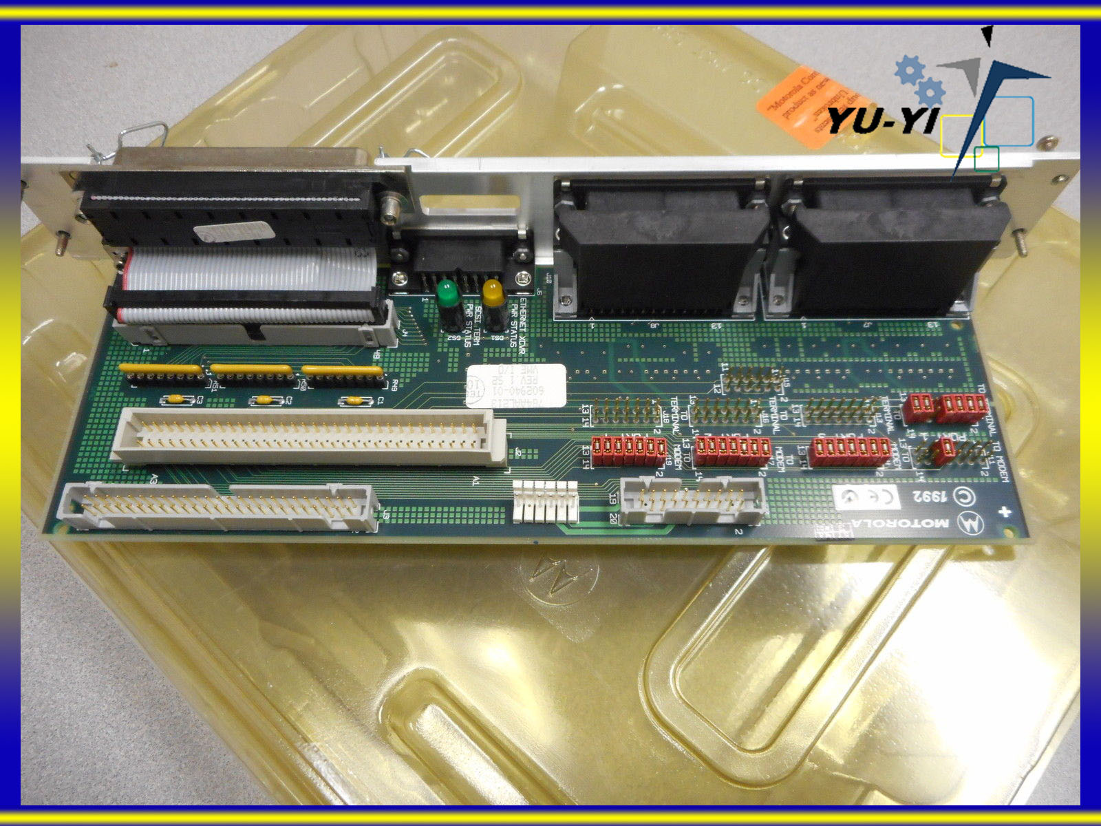 MOTOROLA MVME 712_M VME TRANSITION IO PCB ASSLY W 4 SERIAL PORTS,1 ...