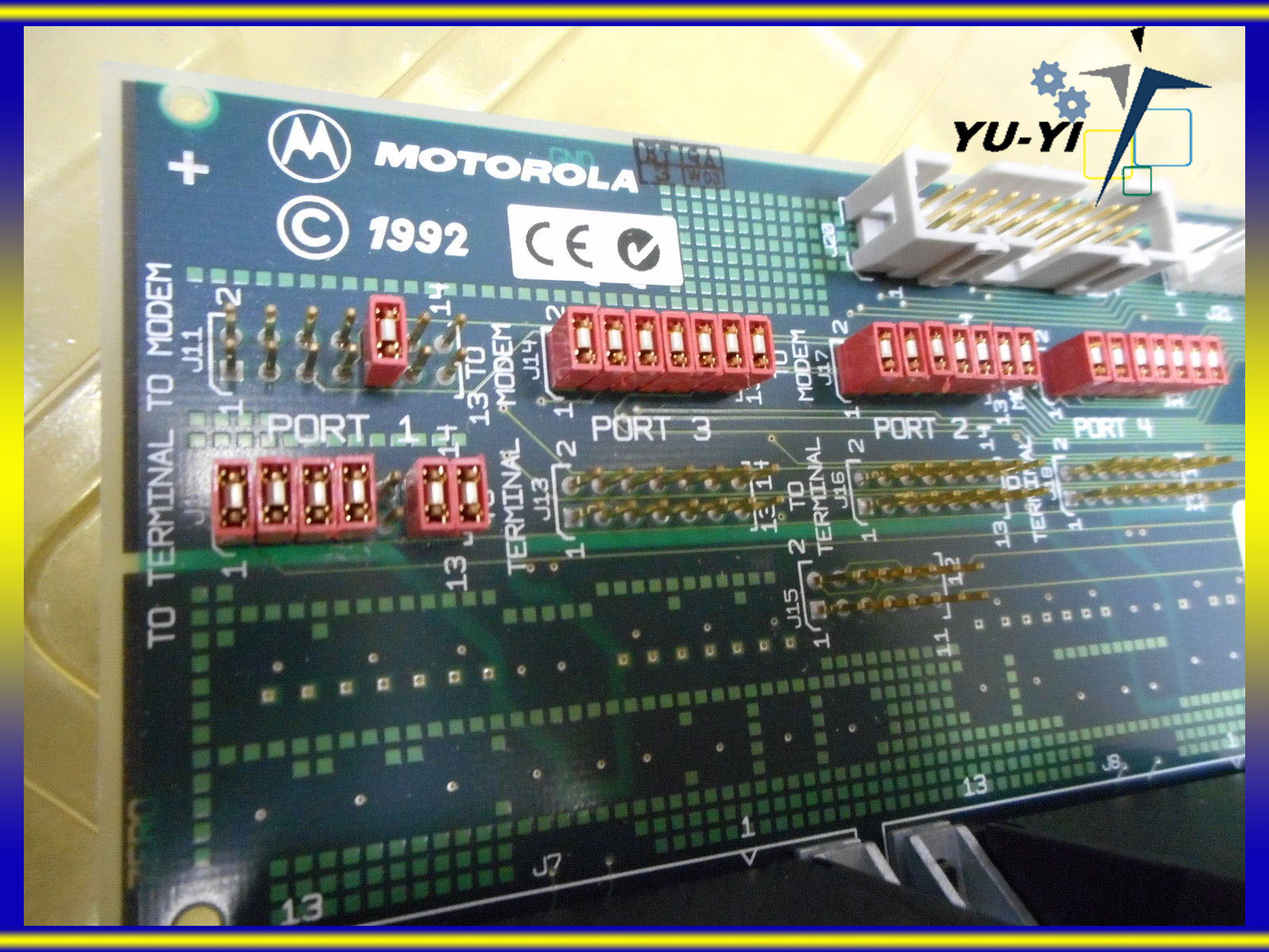 MOTOROLA MVME 712_M VME TRANSITION IO PCB ASSLY W 4 SERIAL PORTS,1 ...