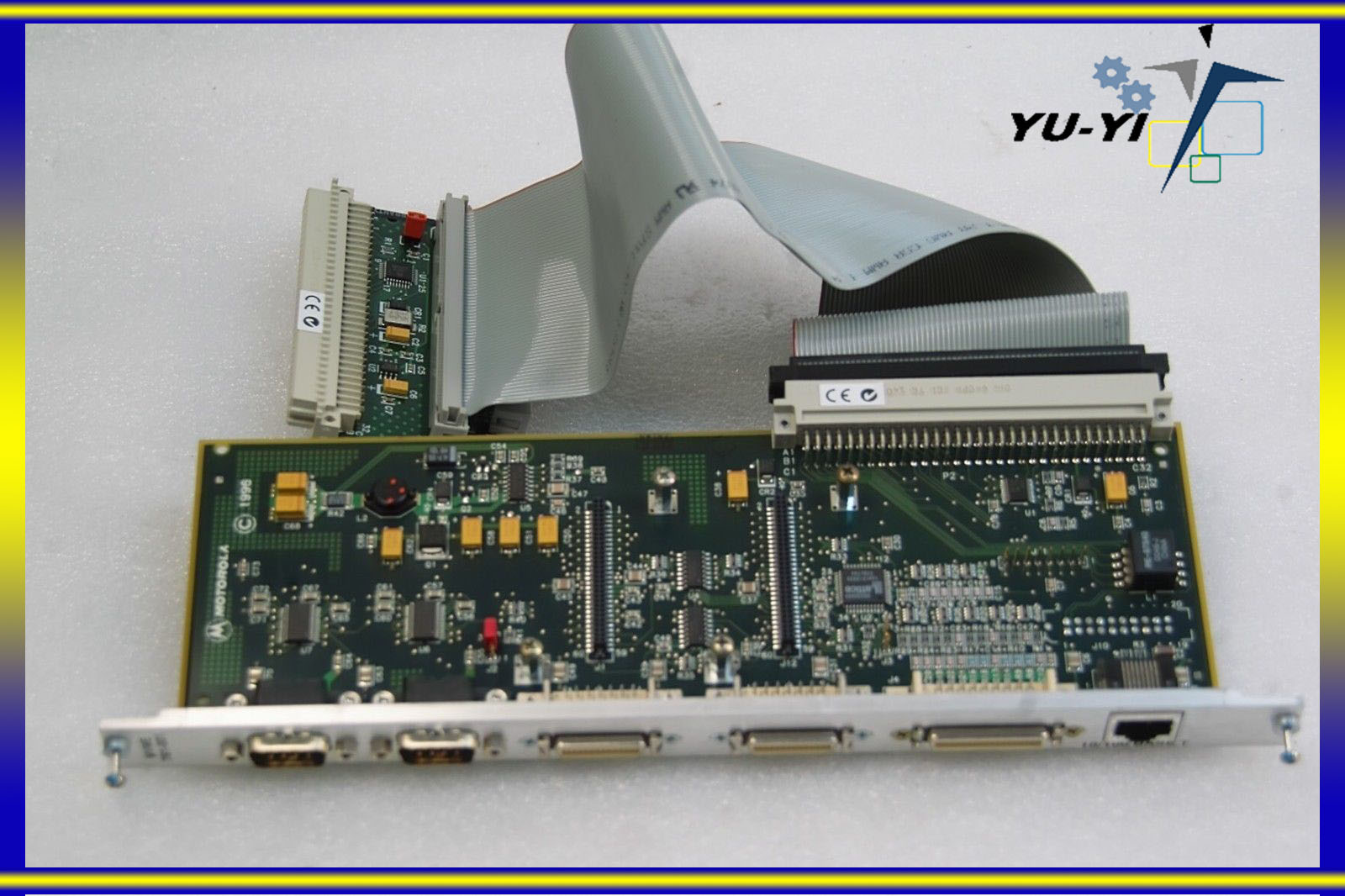 MOTOROLA MVME 761-001 PCB BOARD WITH ADDITIONAL BOARD - PLC DCS SERVO ...