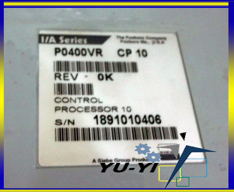 FOXBORO CONTROL PROCESSOR MODULE REV OK P0400VR CP 10 IA SERIES - PLC ...