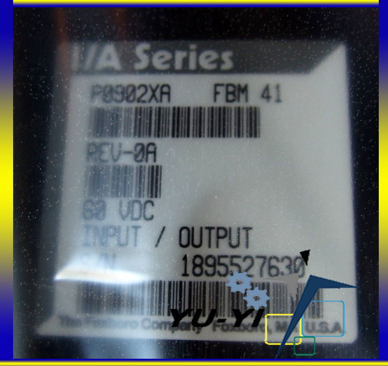 Foxboro IA Series P0902XA FBM 41 Rev 0A - 裕益科技自動化設備可程式編碼器PLC分散式控制系統DCS