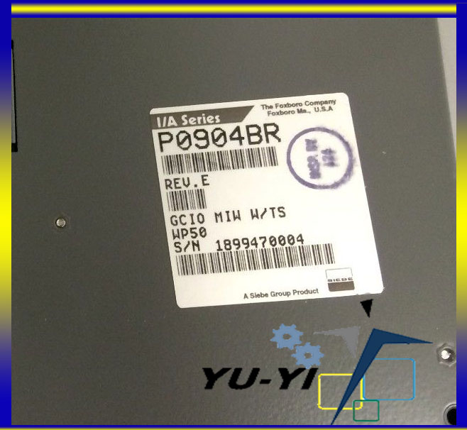 Foxboro IA Series P0904BR IO Graphics Controller - 裕益科技自動化設備可程式編碼器PLC分散 ...