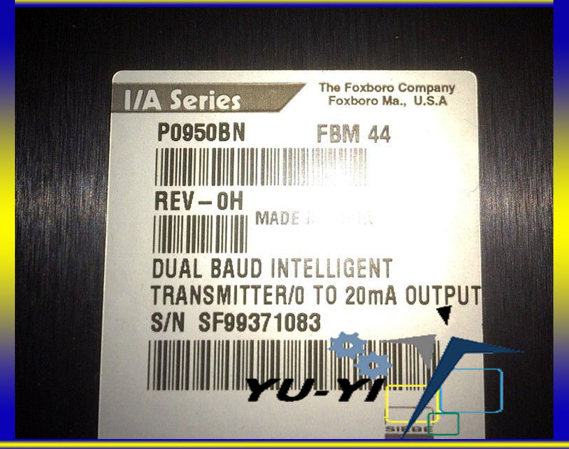 Foxboro IA Series P0950BN FBM44 Dual Baud Intelligent Transmitter ...