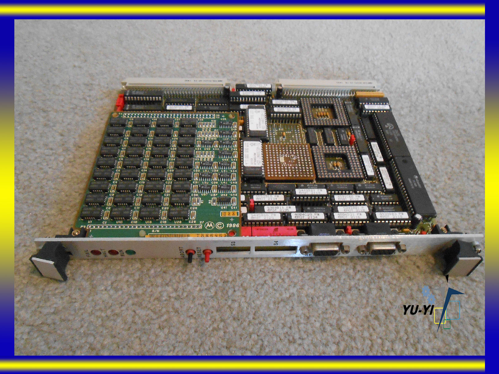 MOTOROLA MVME135A 4MB VME 16MHZ, 68881 FP, 2 RS-232 SERIAL PORTS - 裕益科技 ...