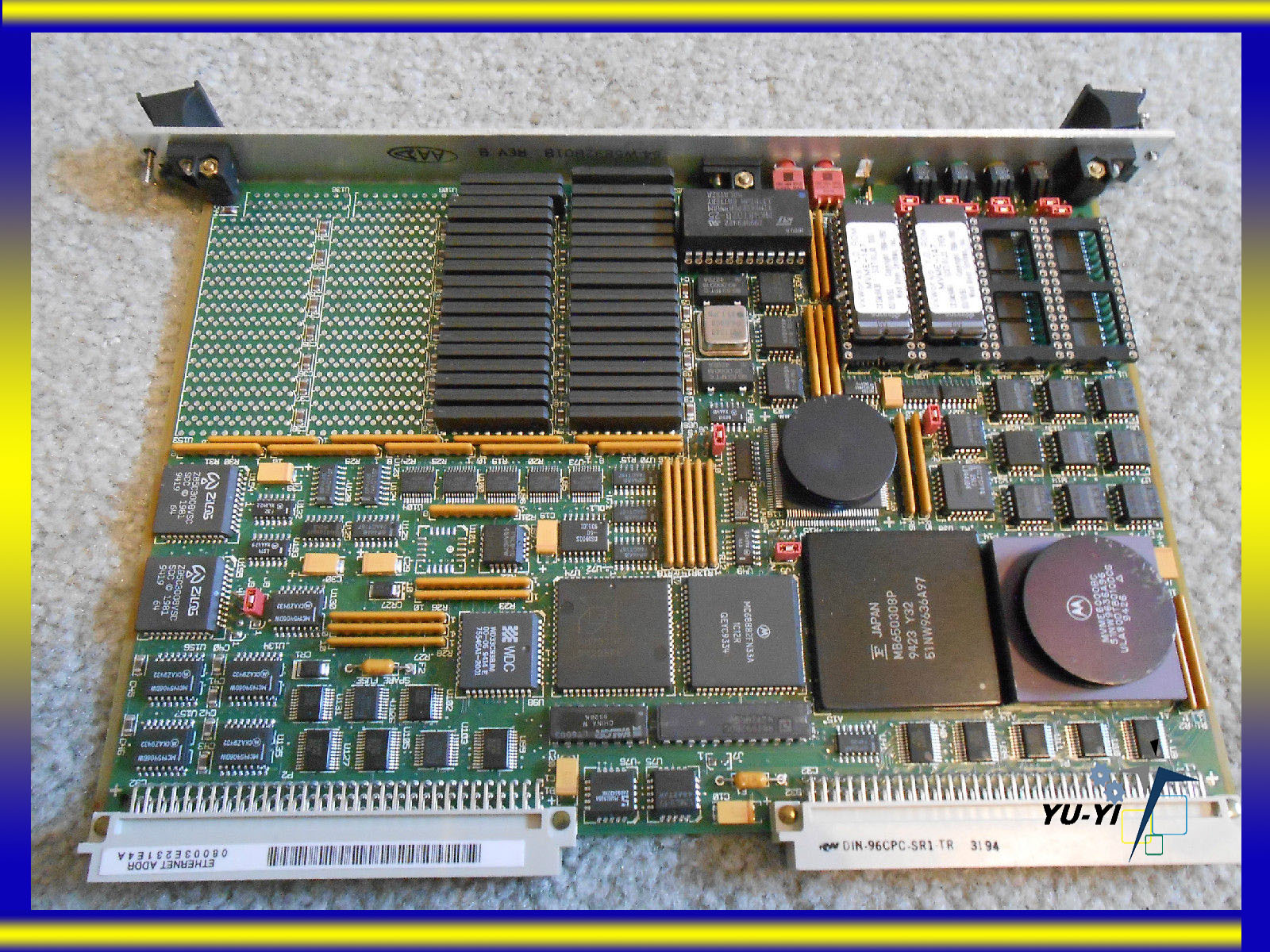 MOTOROLA MVME147SB-2 VME 68030 CPU, 32MHZ, 16MB MEMORY, MC68882, 4 ...