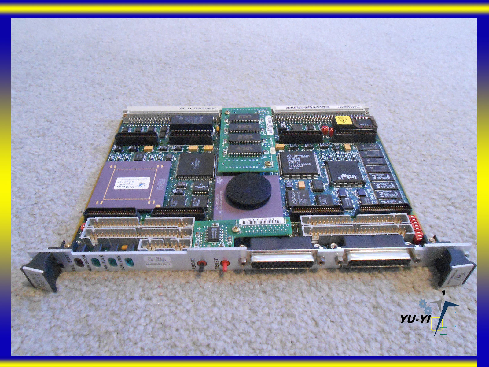 MOTOROLA MVME162-013 MC68LC40 CPU, 25MHZ, 4MB MEMORY, 512K SRAM, 4 IP ...