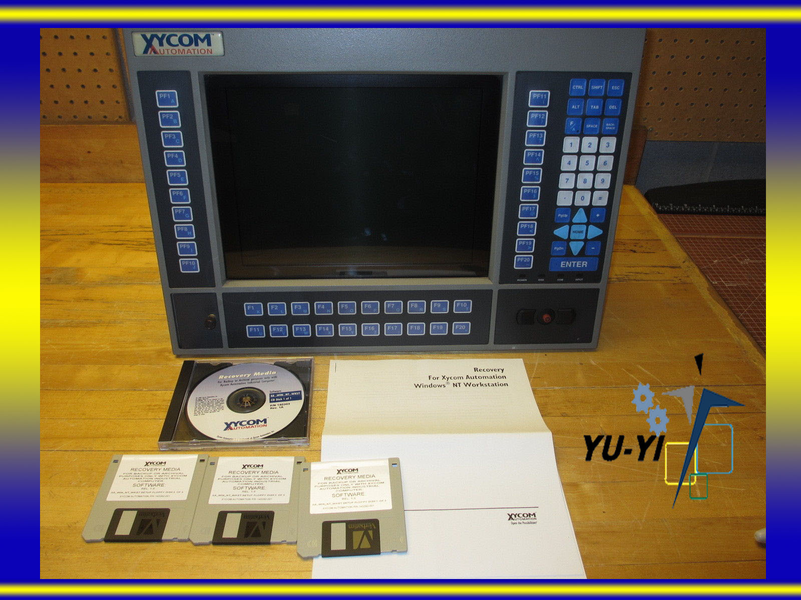 XYCOM 3512 KPM, 3512-A2H114103500S Windows NT 4.0 Operator Interface ...